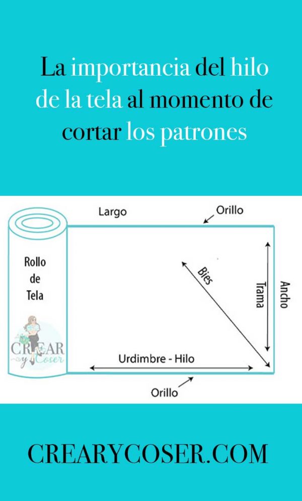 La importancia del Hilo de la Tela en Corte y Confección | Crear y Coser