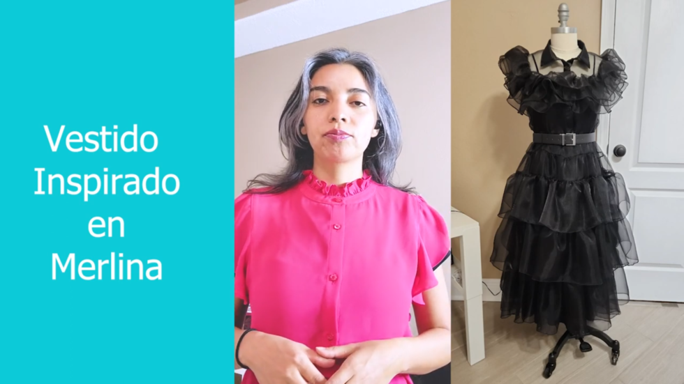 Cómo Hacer el vestido de Merlina Addams | Crear y Coser